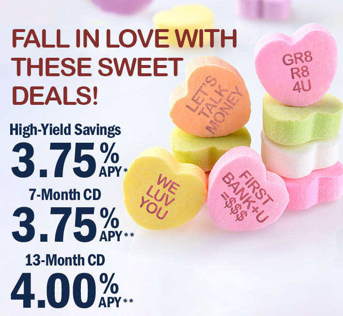 High-Yield Savings and CDs | MO IL and CA High-Yield Dividends | First Bank